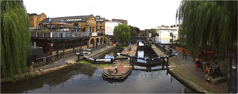 Hampstead Road Lock and the Roving Bridge – Camden Railway Heritage Trust